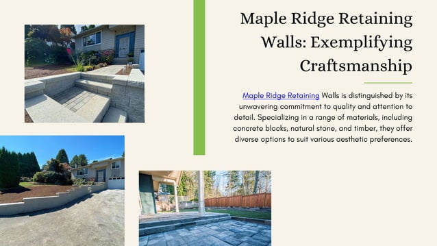 Elevating Landscapes with Maple Ridge and Langley Retaining Walls | PPT