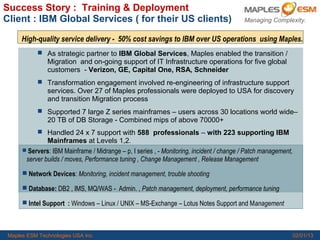 Maples esm technologies | PPT