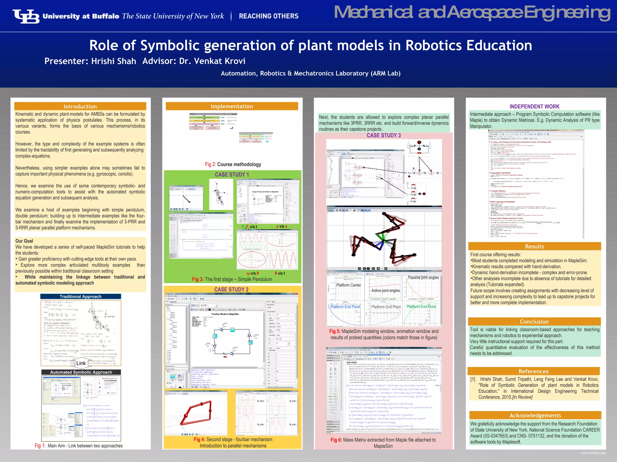 Maplesim poster | PPT | Robotics | Technology & Computing