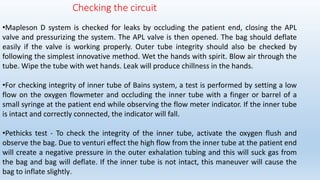 Mapleson breathing systems | PPTX