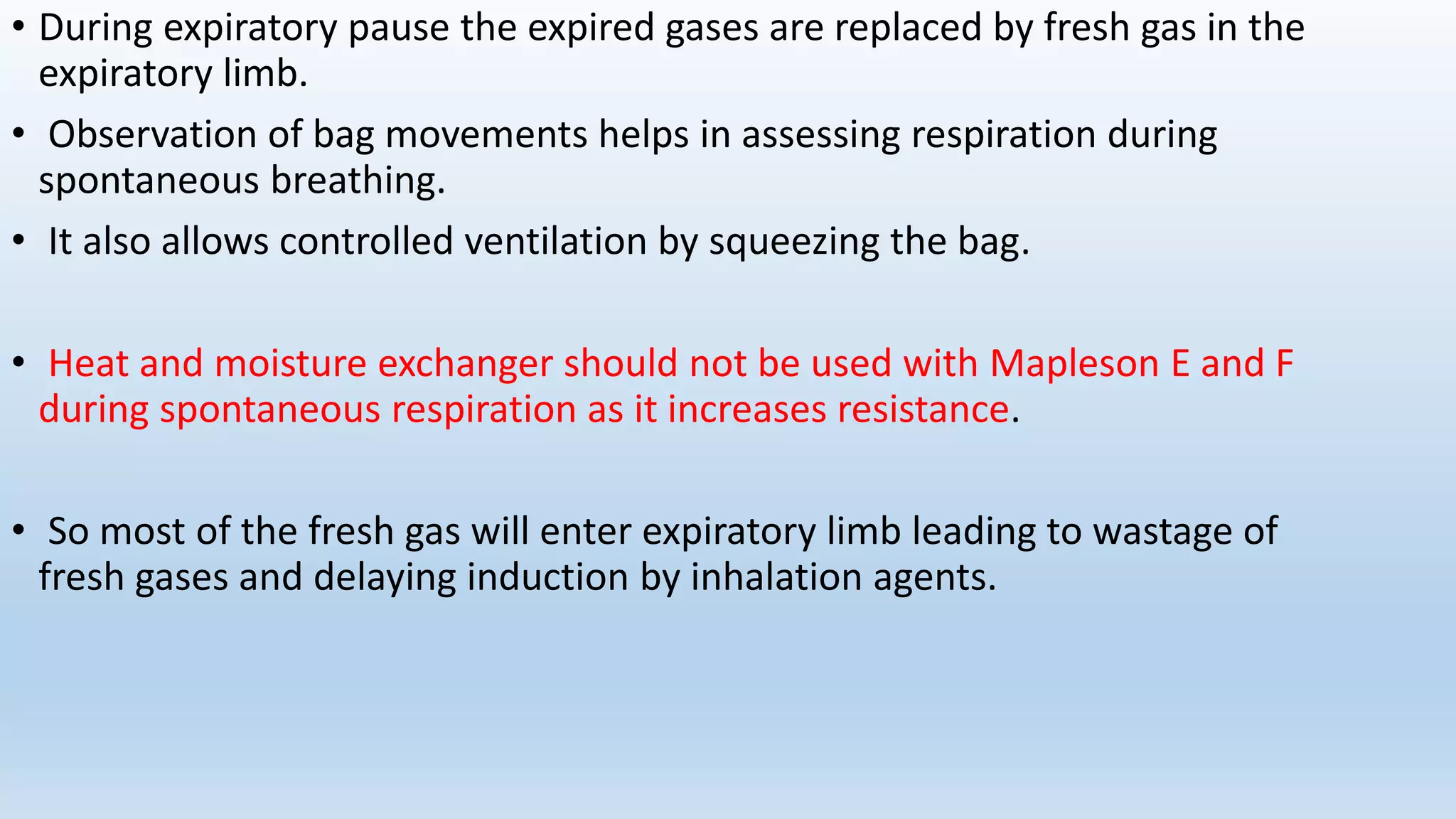 Mapleson breathing systems | PPTX