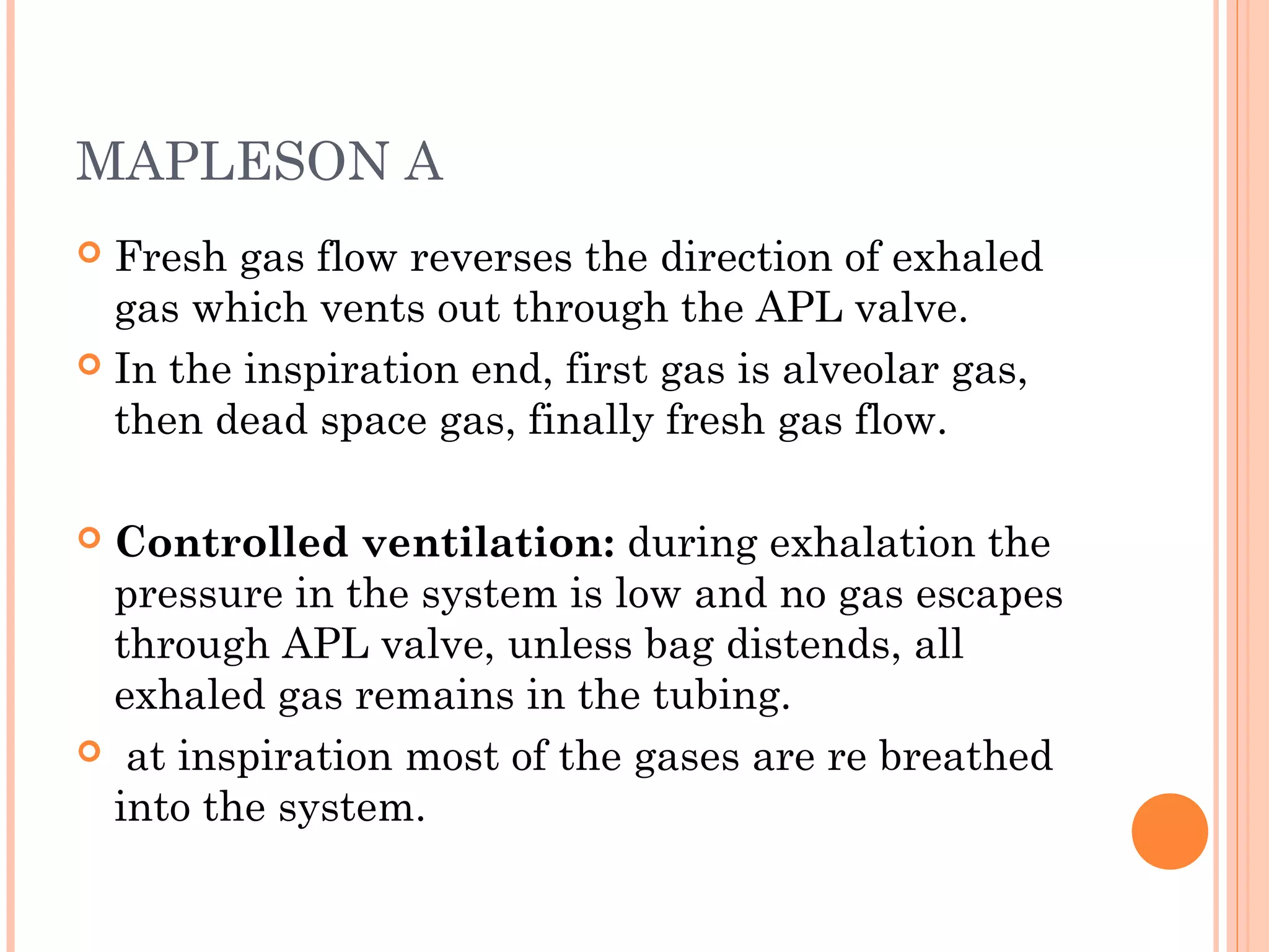 Mapleson circuits | PPT