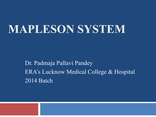 Mapleson system | PPTX