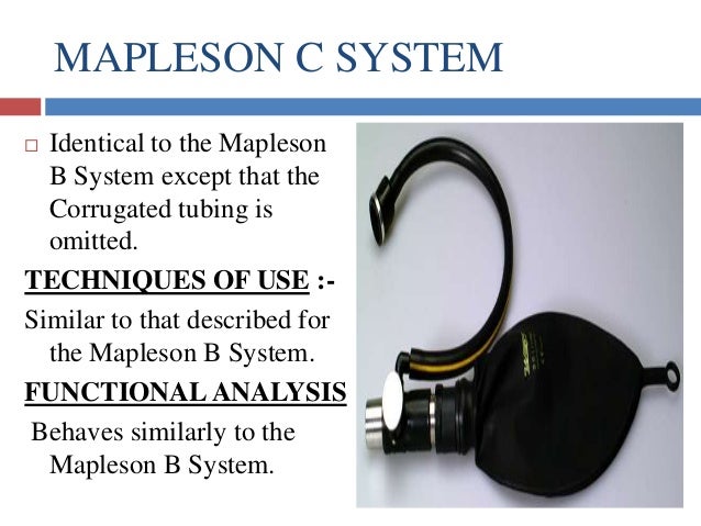 Mapleson system