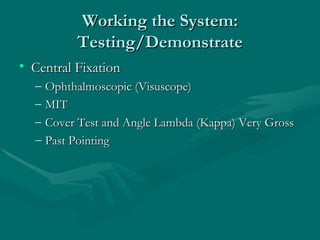 Maples strabismus2007 | PPT