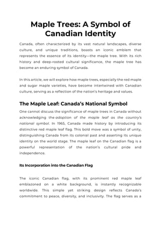 Maple Trees- A Symbol of Canadian Identity.pdf