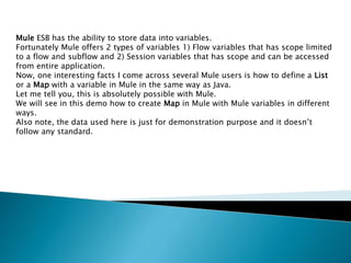 Map in Mule | PPT