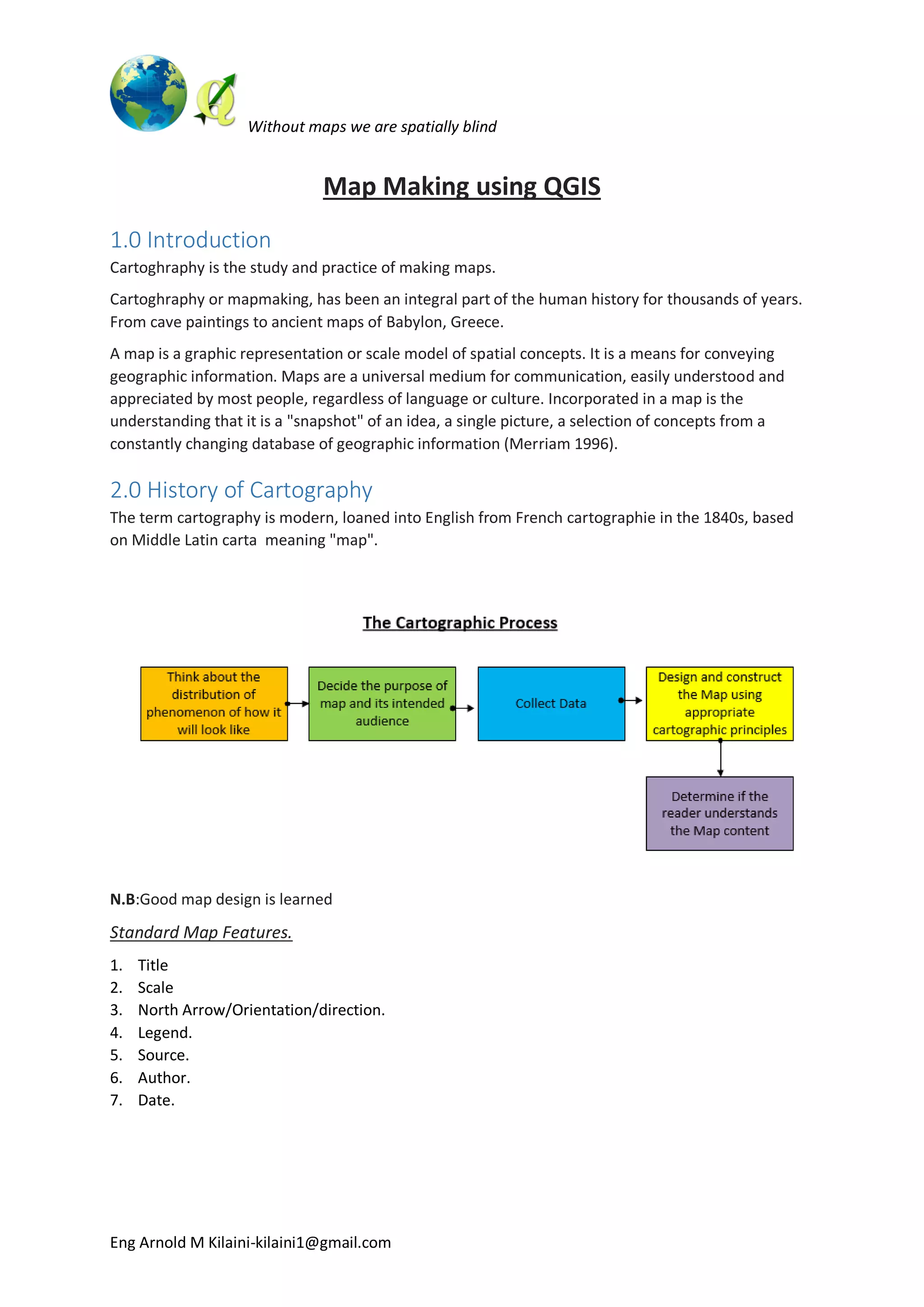 Map making using qgis | PDF