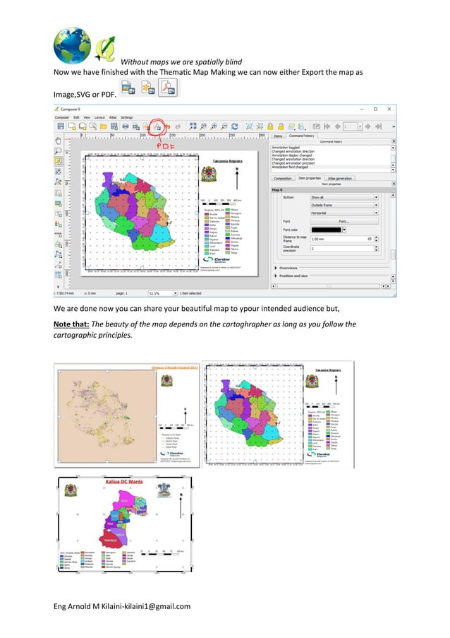 Map making using qgis | PDF | Maps & Navigation