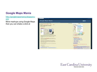 Map Mashups | PPTX | Web Development | Internet