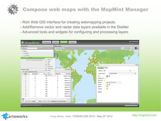 MapMint FOSS4G-CEE 2012 Presentation | PDF