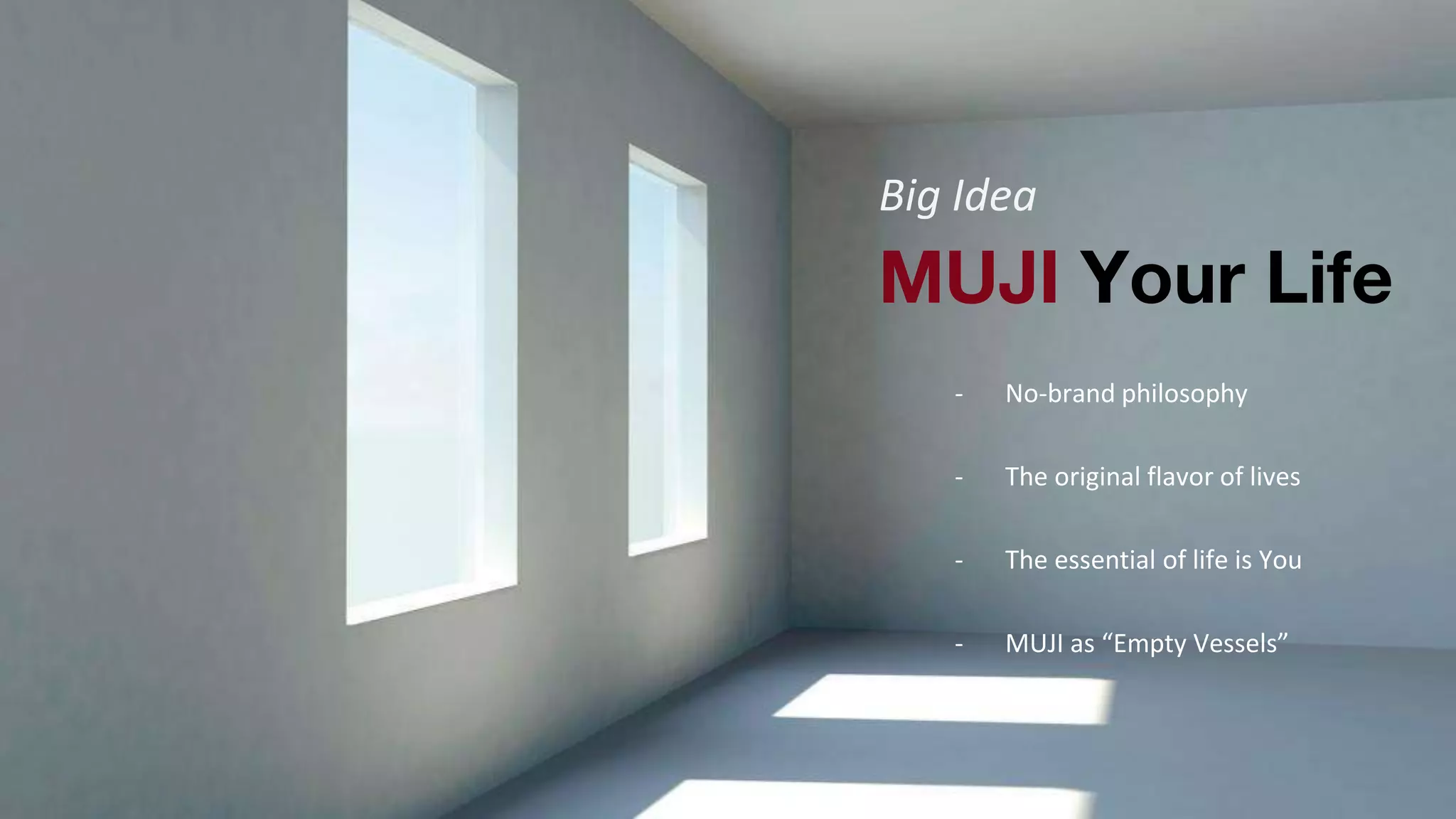 Media Plan - MUJI | PPTX