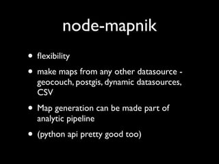 Mapnik and Node.js