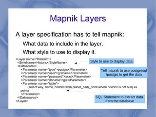 Rendering OpenStreetMap Data using Mapnik | PPT