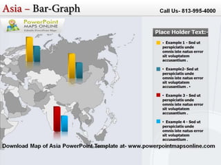 Map of Asia Power Point Template | PPT