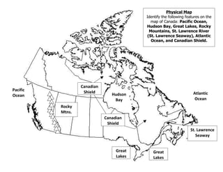 Map of canada | DOC