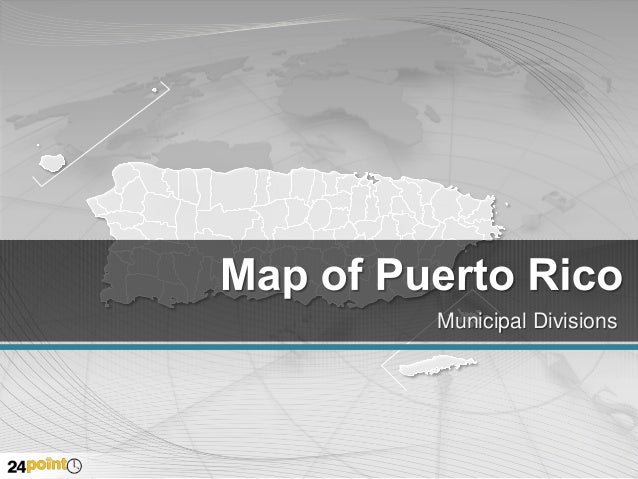 PowerPoint Map of Puerto Rico