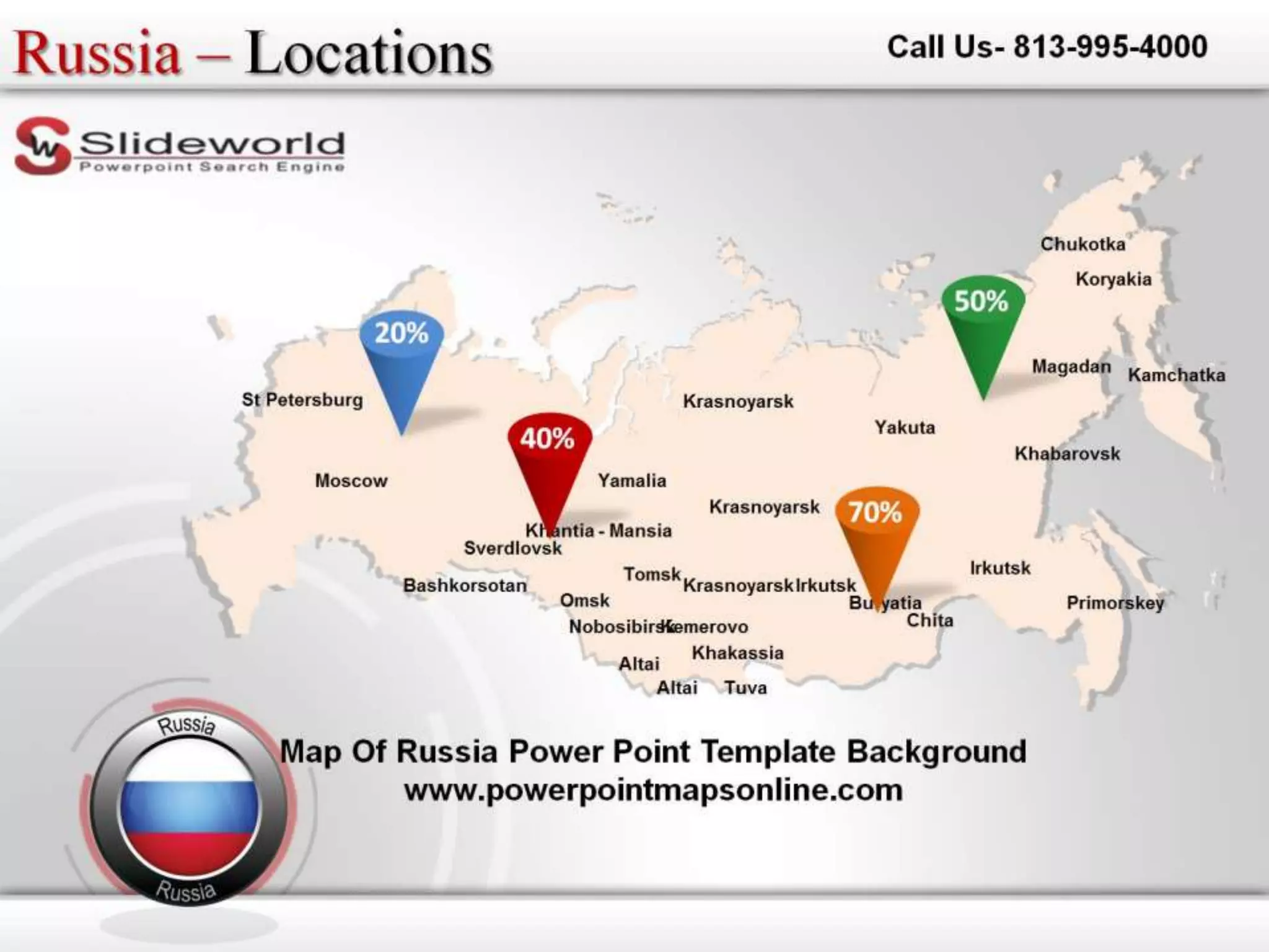 Map Of Russia Powerpoint Template Background | PPTX | Technology ...