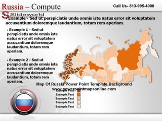 Map Of Russia Powerpoint Template Background | PPTX | Technology ...