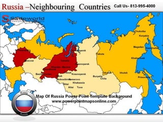 Map Of Russia Powerpoint Template Background | PPTX | Technology ...