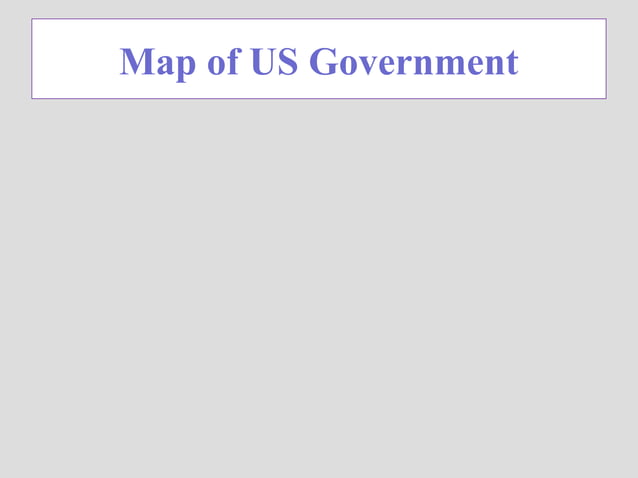 Map of us government | PPT