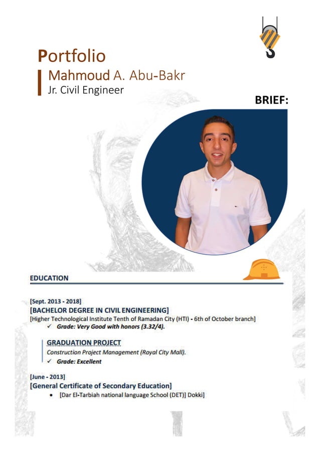 Jr. Civil Engineer Portfolio | PDF