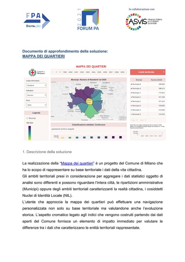 Mappa dei Quartieri - Comune di Milano | PDF