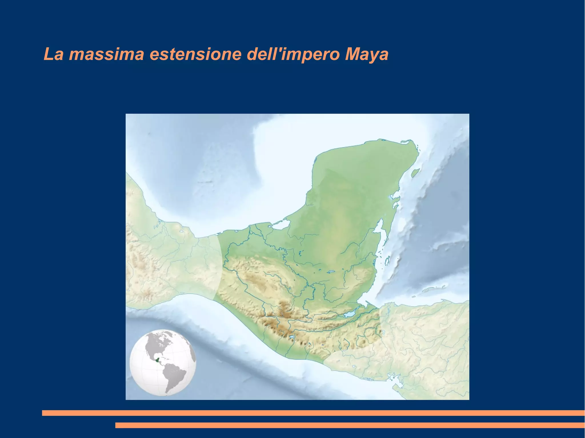 Mappa concettuale sui maya | POT