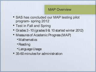 SAS Map Testing Parent Presentation | PPT