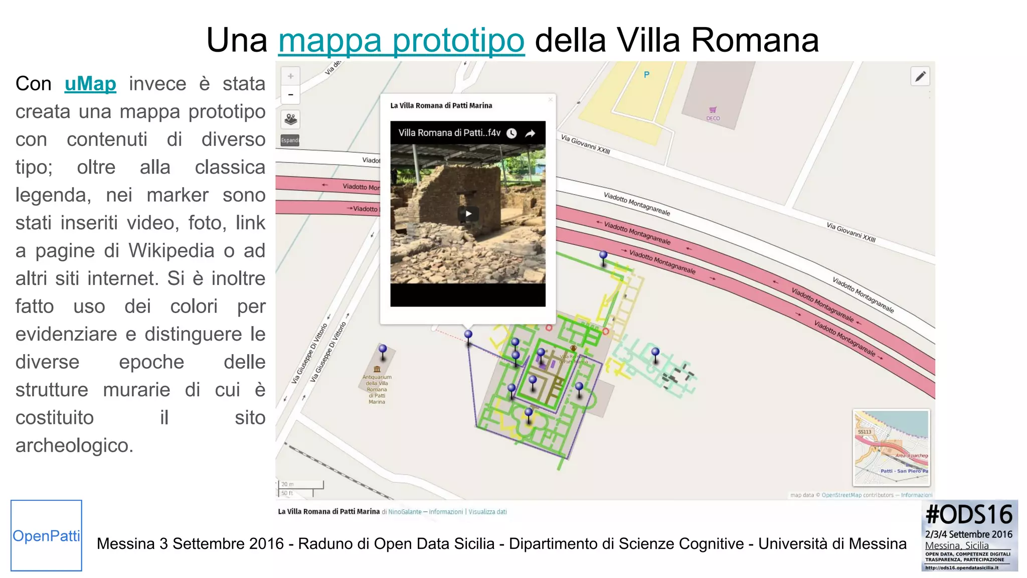 Mappatura della Villa Romana di Patti Marina in OSM | PDF