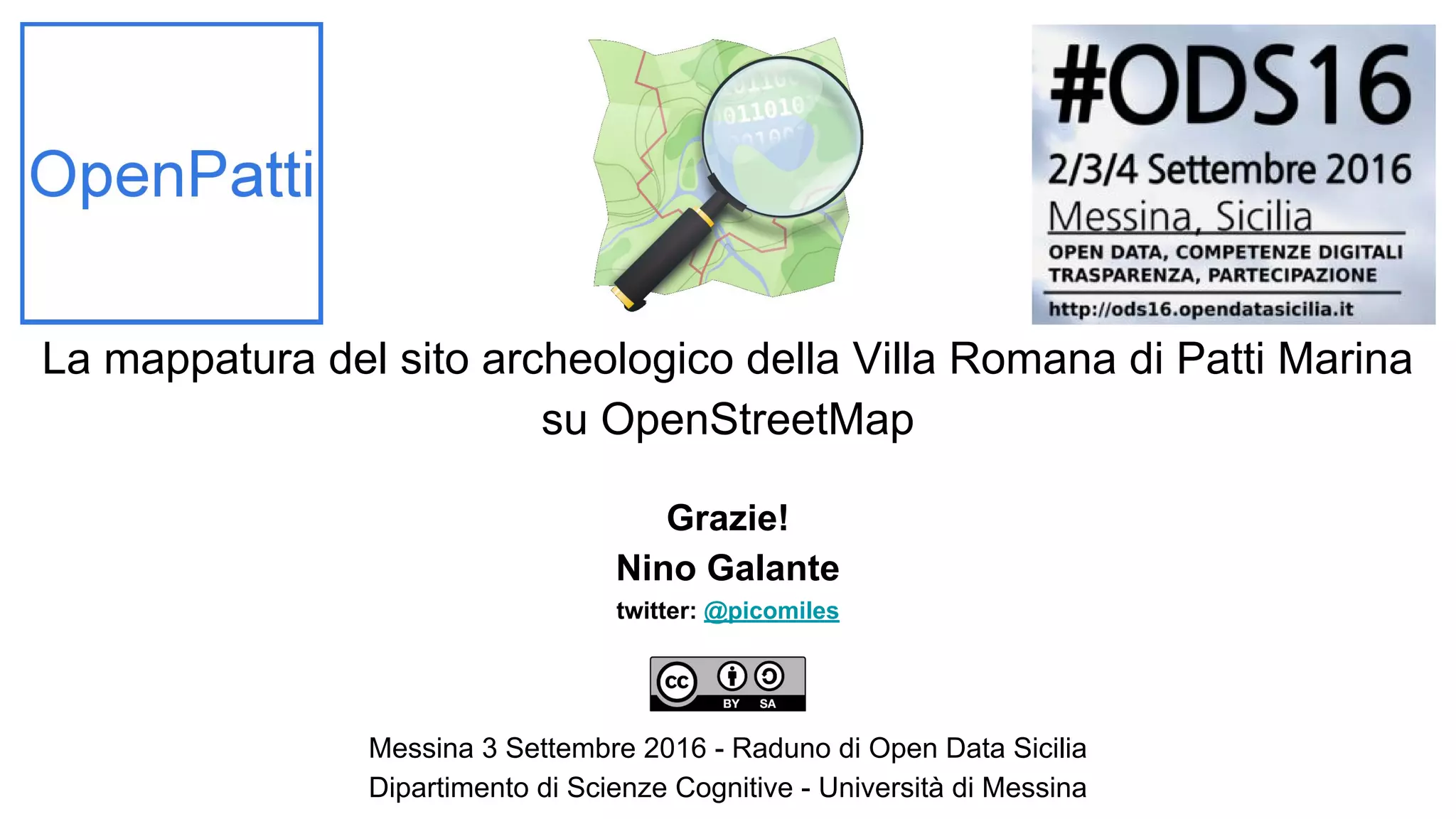 Mappatura della Villa Romana di Patti Marina in OSM | PDF
