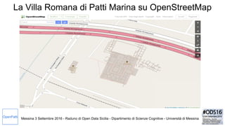 Mappatura della Villa Romana di Patti Marina in OSM | PDF