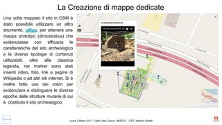 Mappatura in OpenStreetMap di un Sito Archeologico | PPT