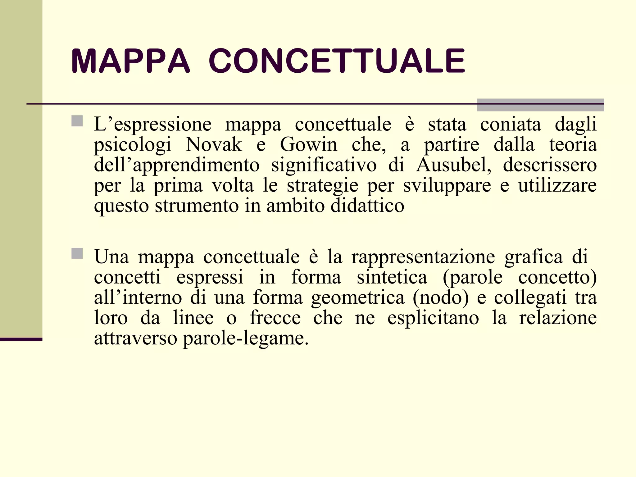 Mappe concettuali | PPT