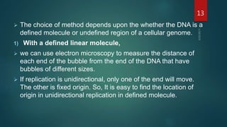 Mapping of origins of replication | PPTX