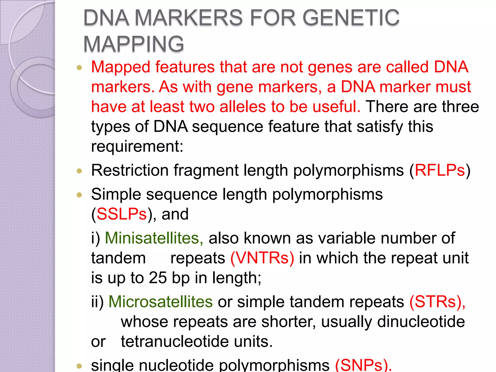 Genome Mapping | PPTX