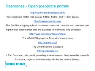 Mapping Skillshare with School of Data | PPT