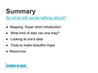 Mapping Skillshare with School of Data | PPT