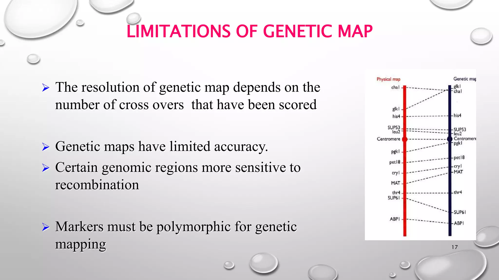 Location and mapping of chromosomes using conventional and cytological ...