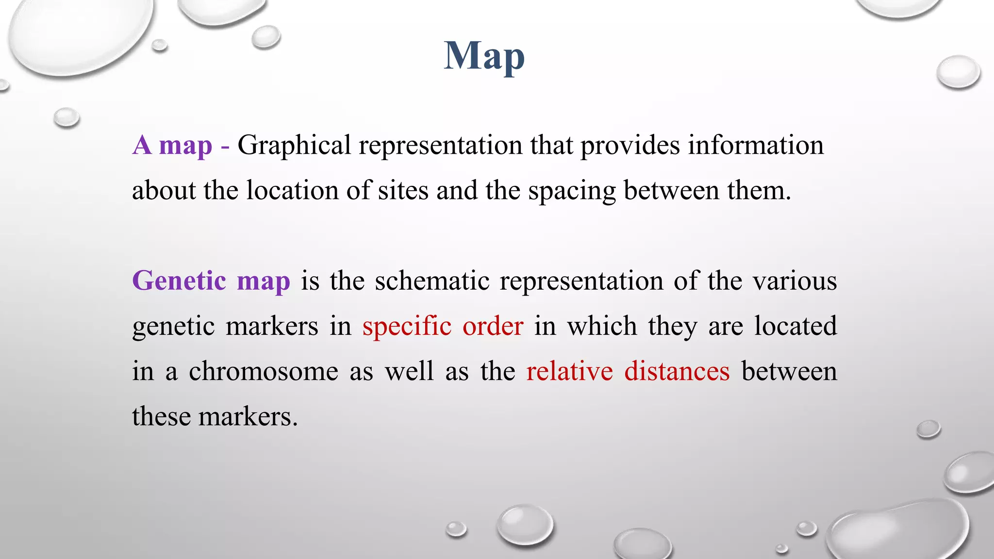 Location and mapping of chromosomes using conventional and cytological ...