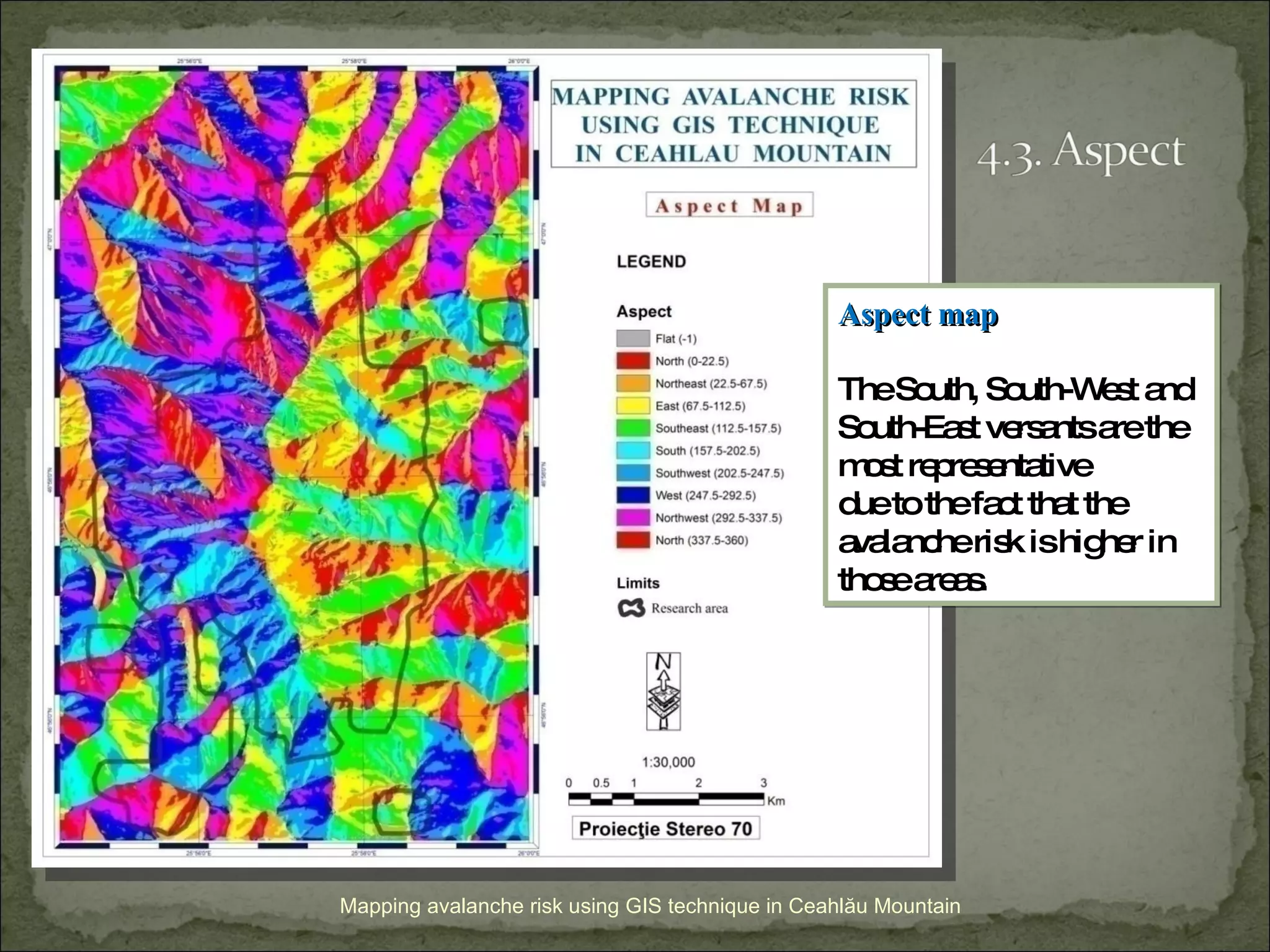 Mapping Avalanche Risk Using Gis Technique In Ceahlau | PPT | Geography ...