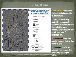 Mapping Avalanche Risk Using Gis Technique In Ceahlau | PPT