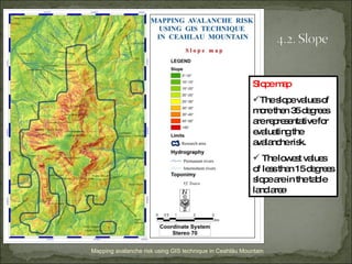 Mapping Avalanche Risk Using Gis Technique In Ceahlau | PPT