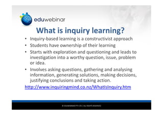 Mapping curriculum skills and capabilities to an inquiry learning ...