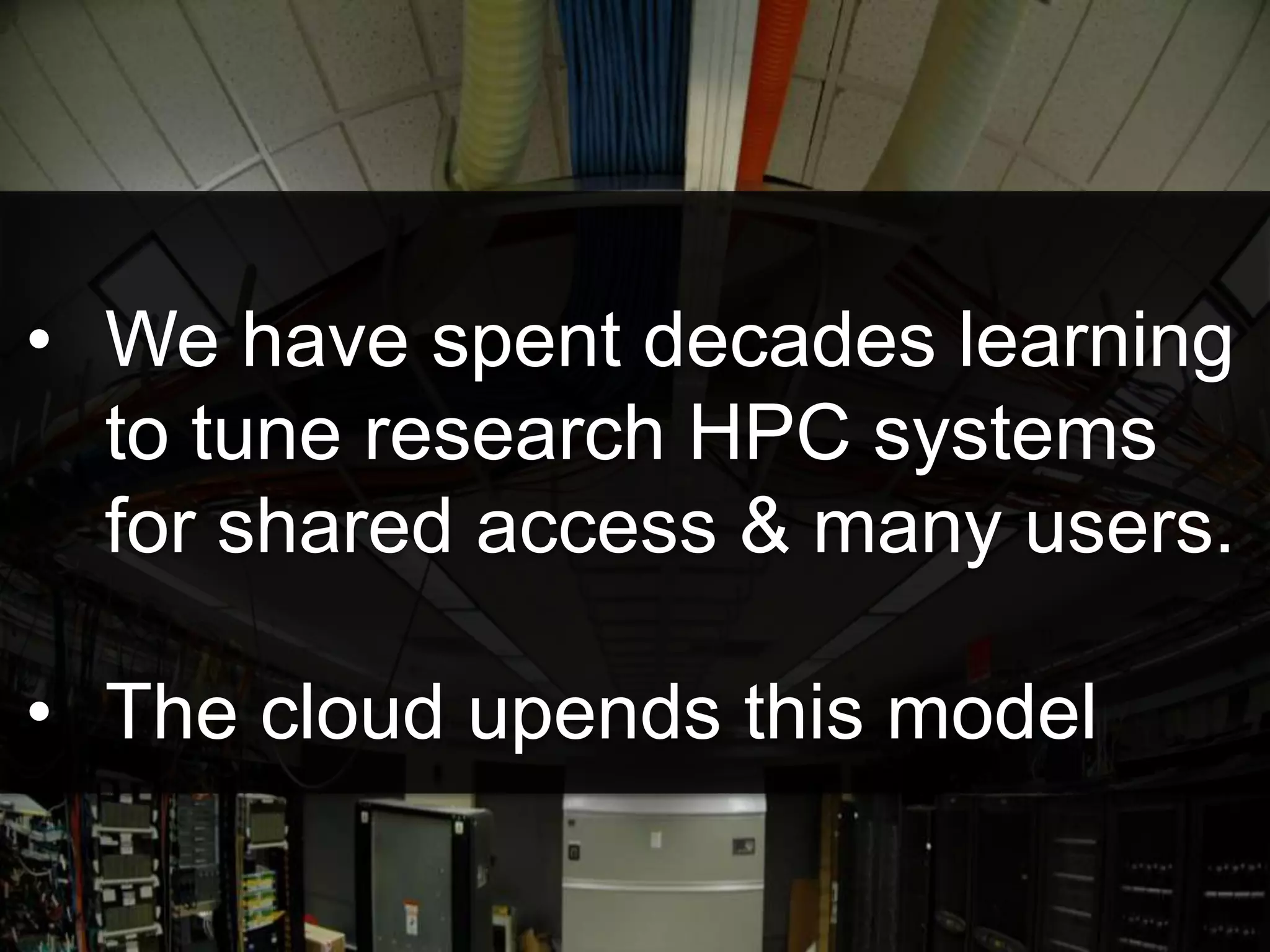 Mapping Life Science Informatics to the Cloud | PPT