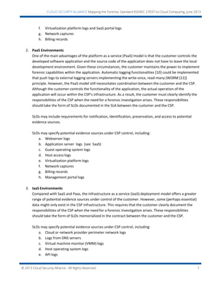 Mapping the-forensic-standard-iso-iec-27037-to-cloud-computing | PDF | Cloud Computing | Internet