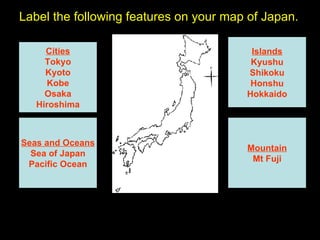 Mapping the geography of Japan | PPT