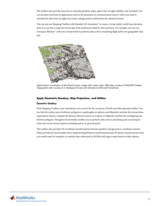Mapping toolbox | PDF | 3-D Graphics | Computer Software and Applications