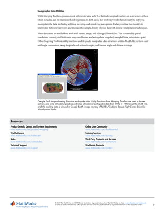 Mapping toolbox | PDF | 3-D Graphics | Computer Software and Applications