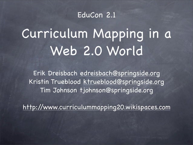 Mapping Web20 Ec 21 Slides | PPT